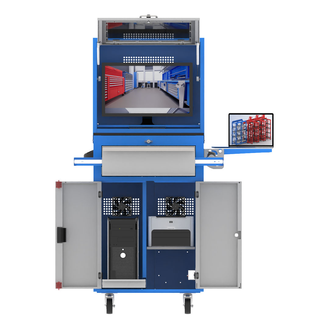 میز ایستگاه کامپیوتر - CWG201 - گروه صنعتی شاهرخ