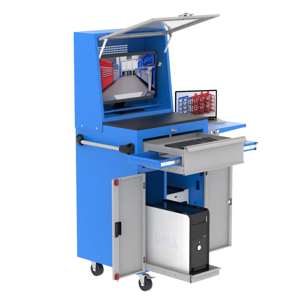 میز ایستگاه کامپیوتر - CWG201 - گروه صنعتی شاهرخ